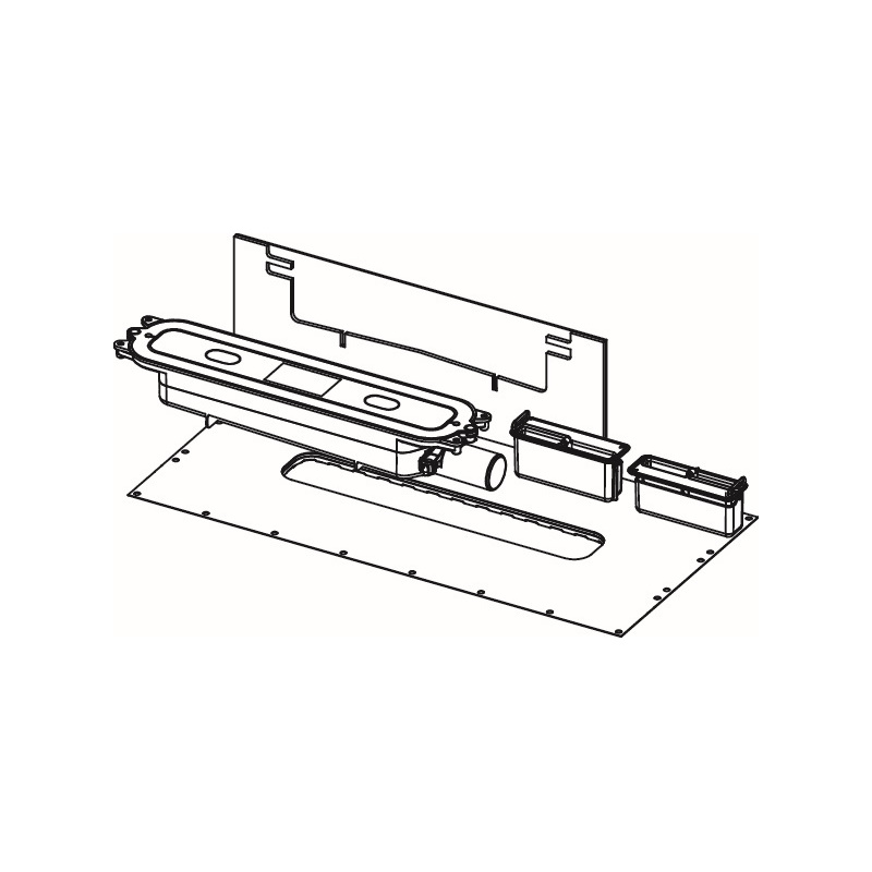 TECEdrainprofile Vatnslás Flatur DN40 - Ísleifur