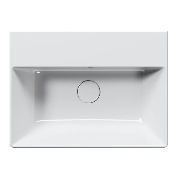 GSI Kube X handlaug f. vegg og innréttingu 50x37cm - Ísleifur